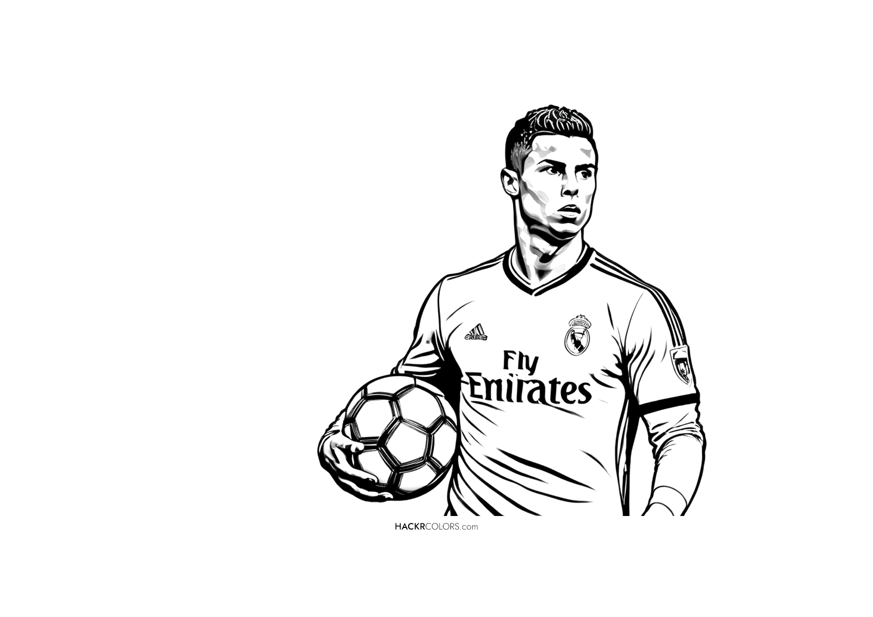 Målarbilder av Cristiano Ronaldo – Fler än 10 gratis utskrivna