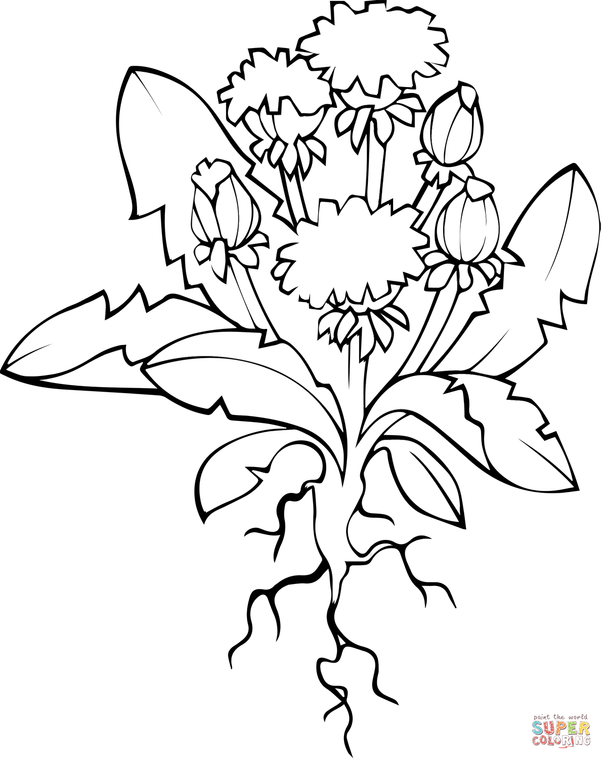 Gratis att skriva ut: +10 målarbilder av maskrosor