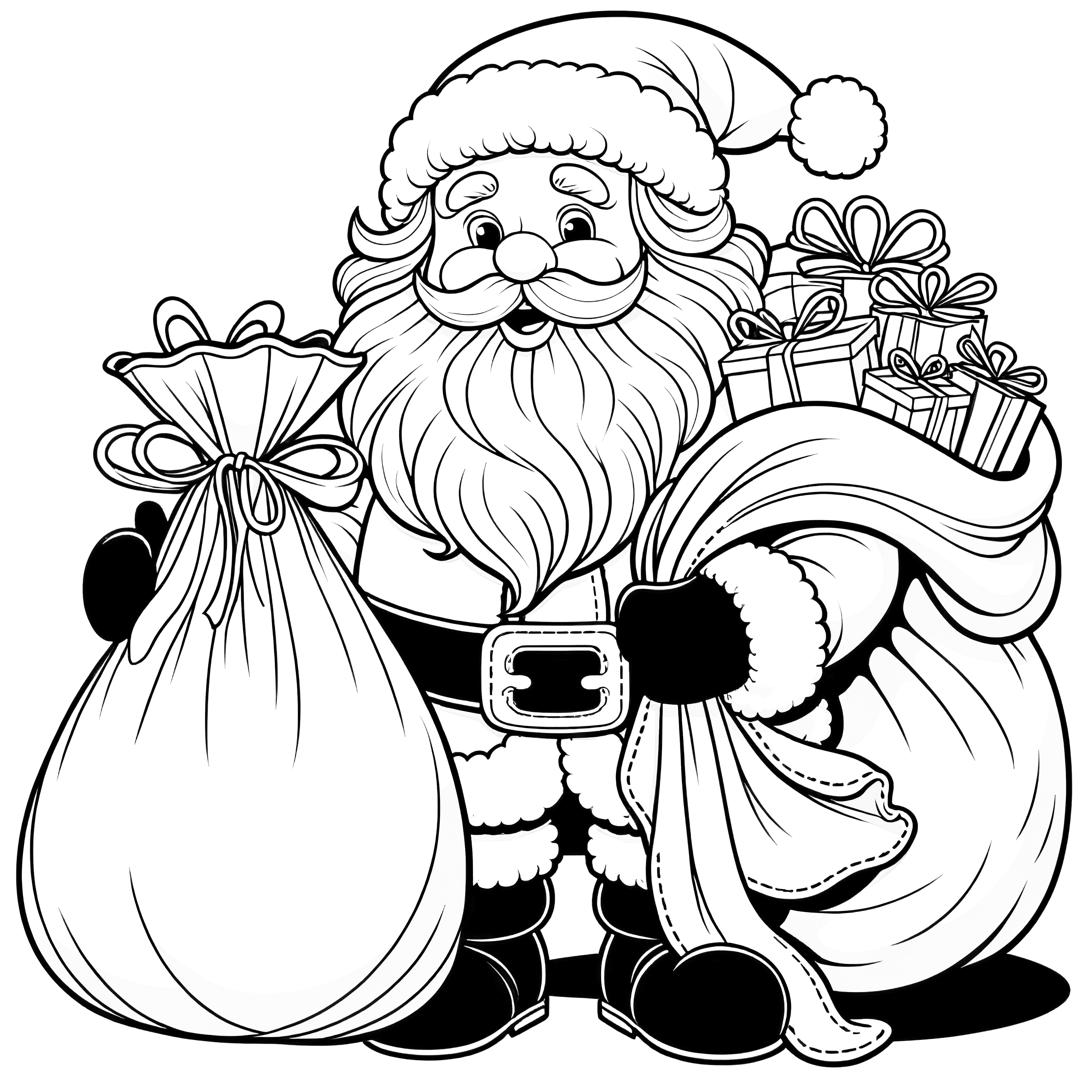 Målarbilder tomten - 10+ gratis att skriva ut och färglägga